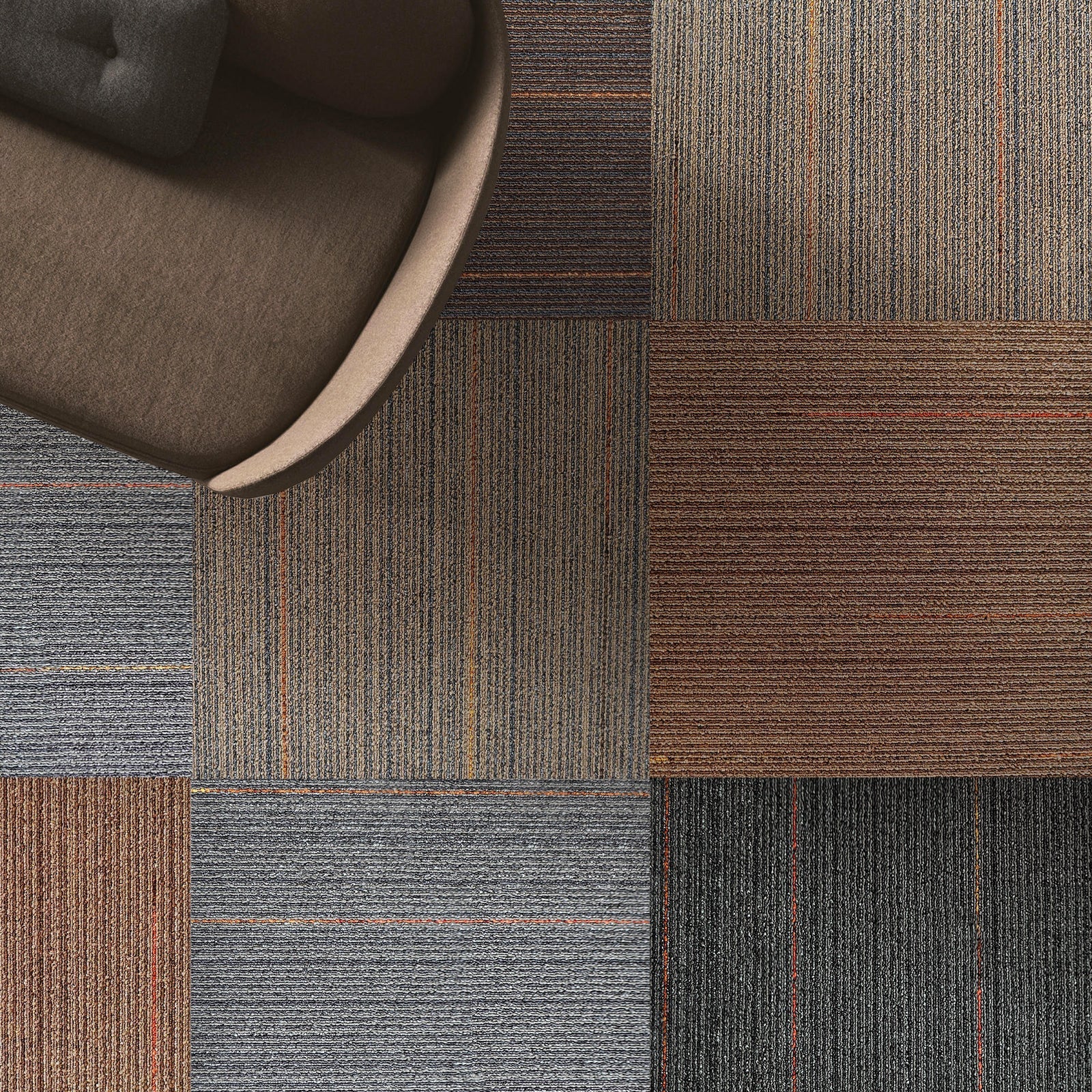 Industrial carpet tiles store