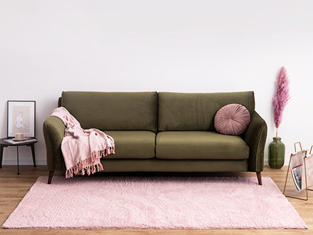 Velour & High Pile Area Rugs | Various Colours & Sizes