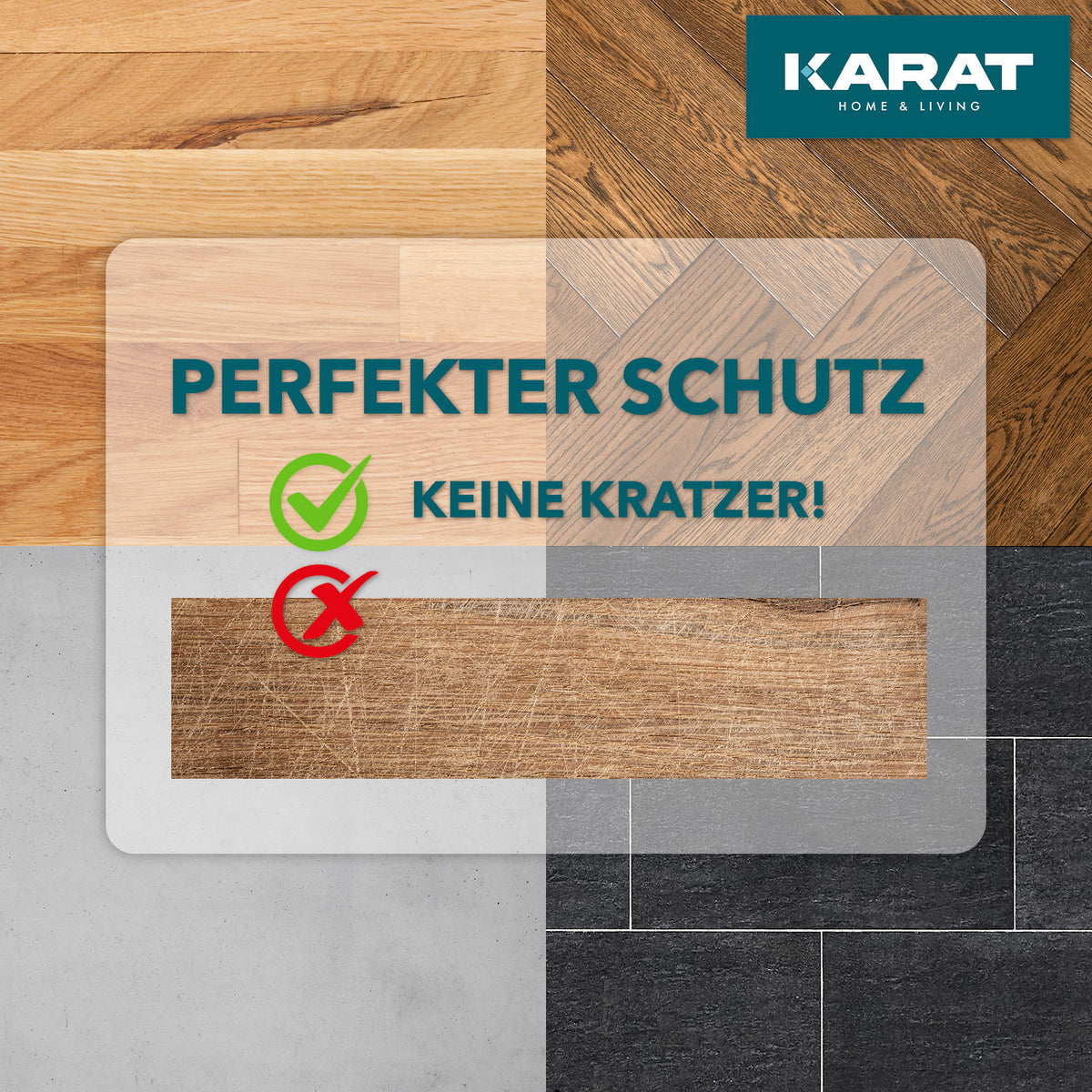 Polycarbonate Chair Mat for Hard Floors | Premium Quality Floor Protec