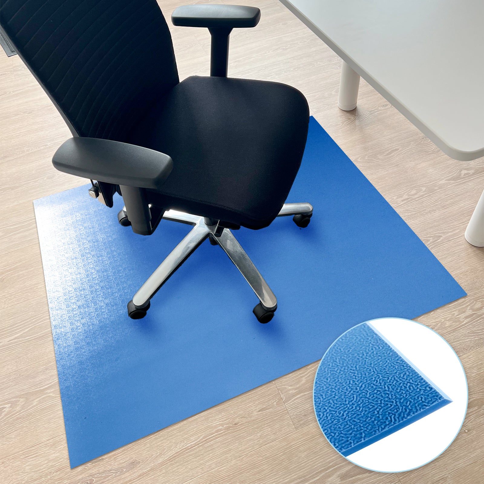 Floor protection mat with bevelled edge in various colours | Kleopatra