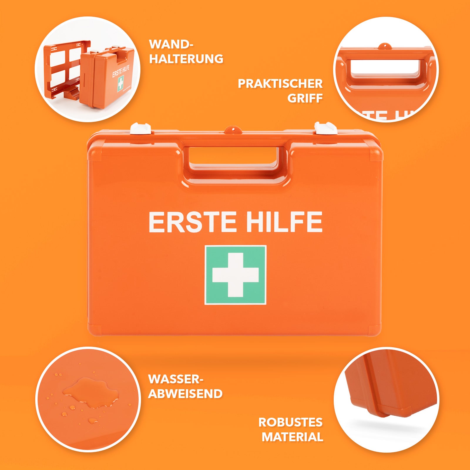 First Aid Kit | Small | DIN 13157 | For Small Businesses — Floordirekt UK