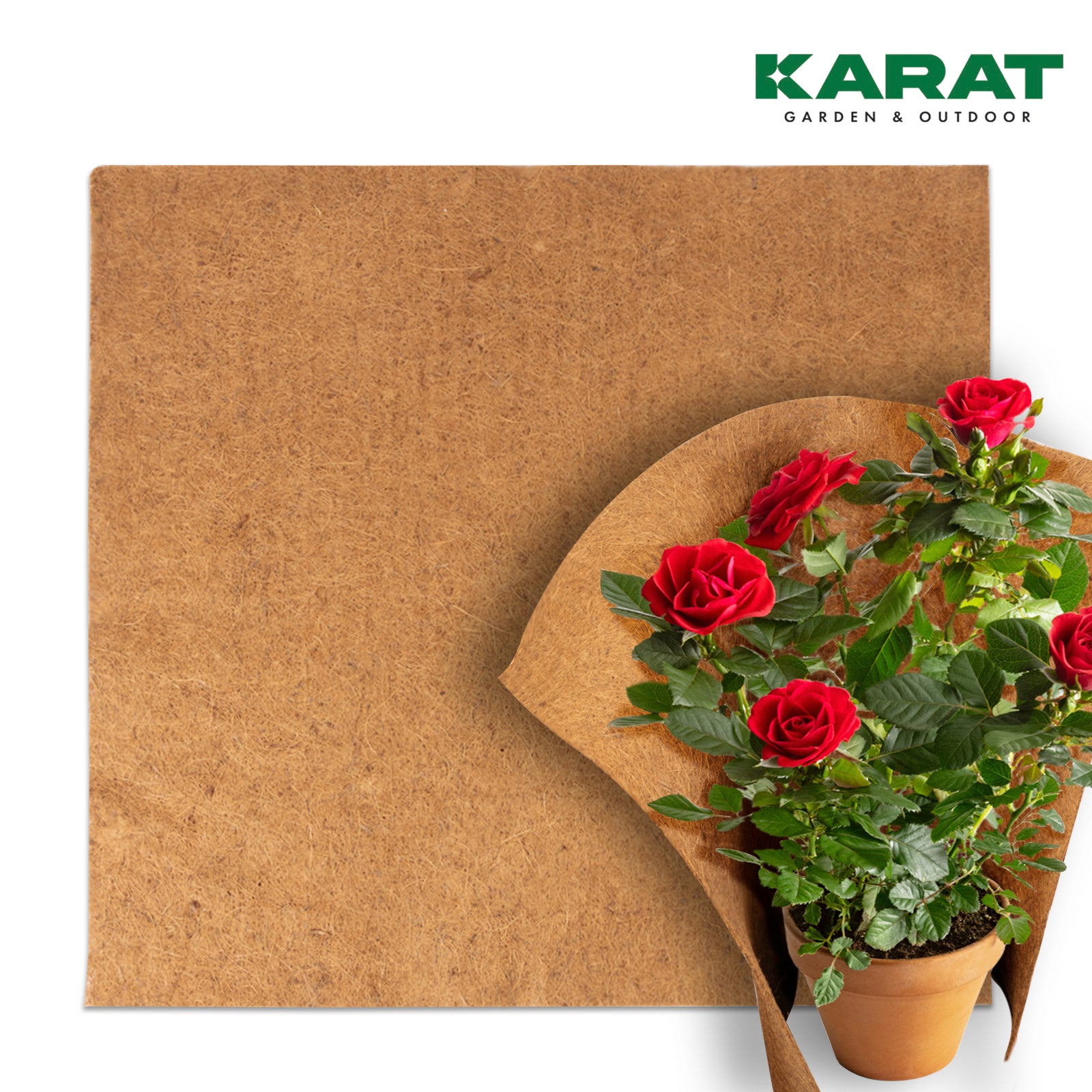 Coconut Felt Mat | Cold Protection For Plants | Floor covering and pad