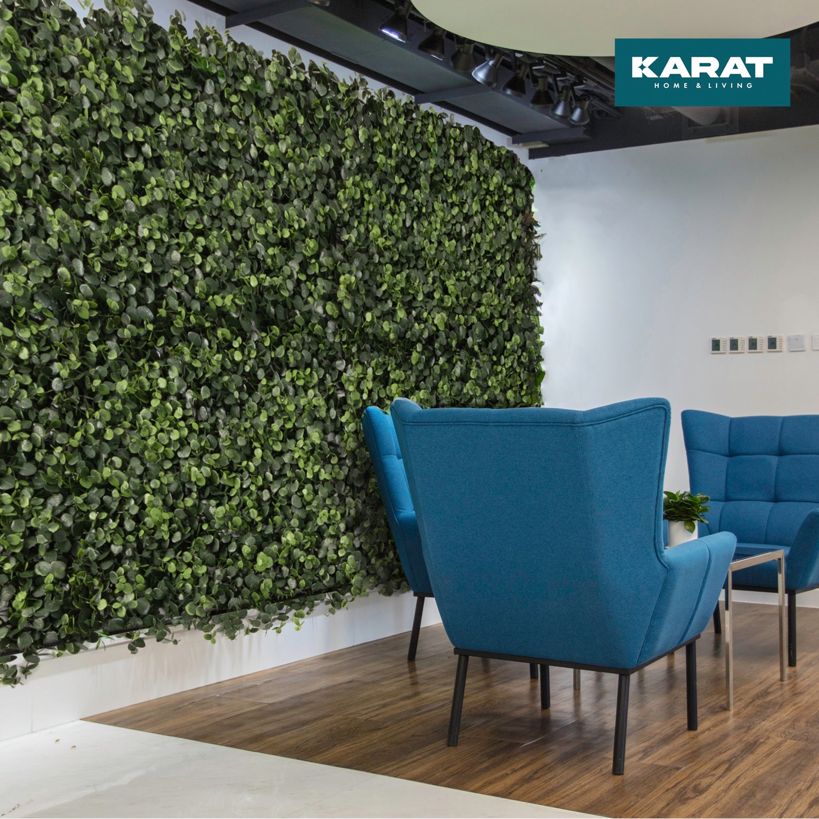 Artificial Plant Tile | Eucalyptus | Plant Tiles for Wall Mounting | 5 ...