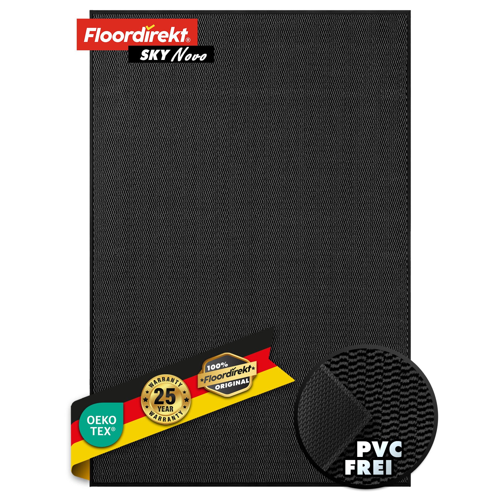 Dirt-trapping mat | SKY Novo | With unique TPE backing for maximum gri