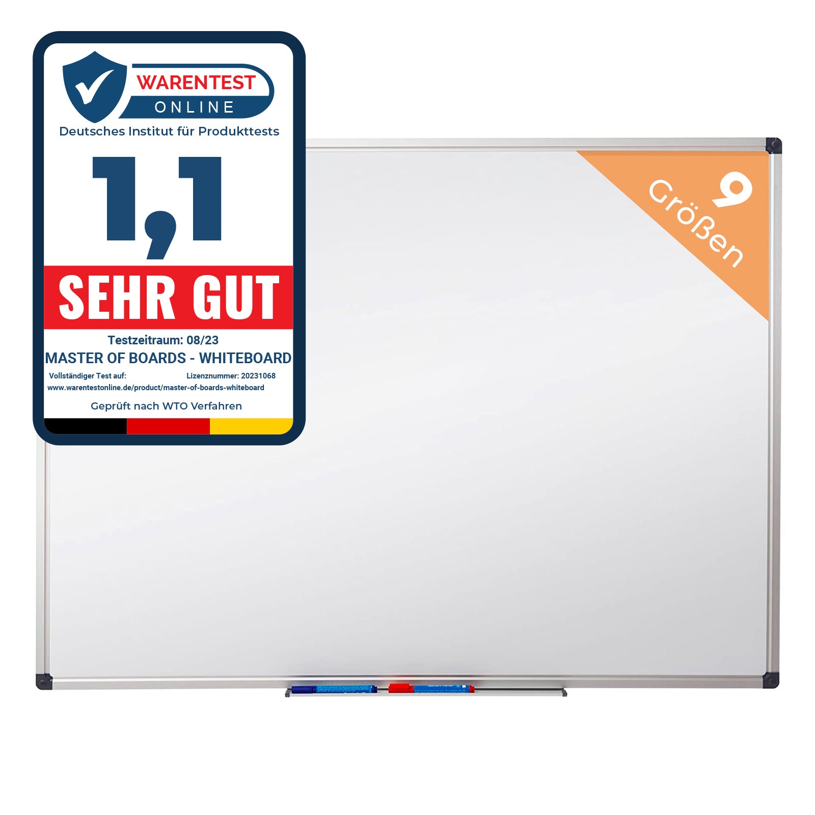 Whiteboard | Master of Boards | Special lacquered | Scratch-resistant