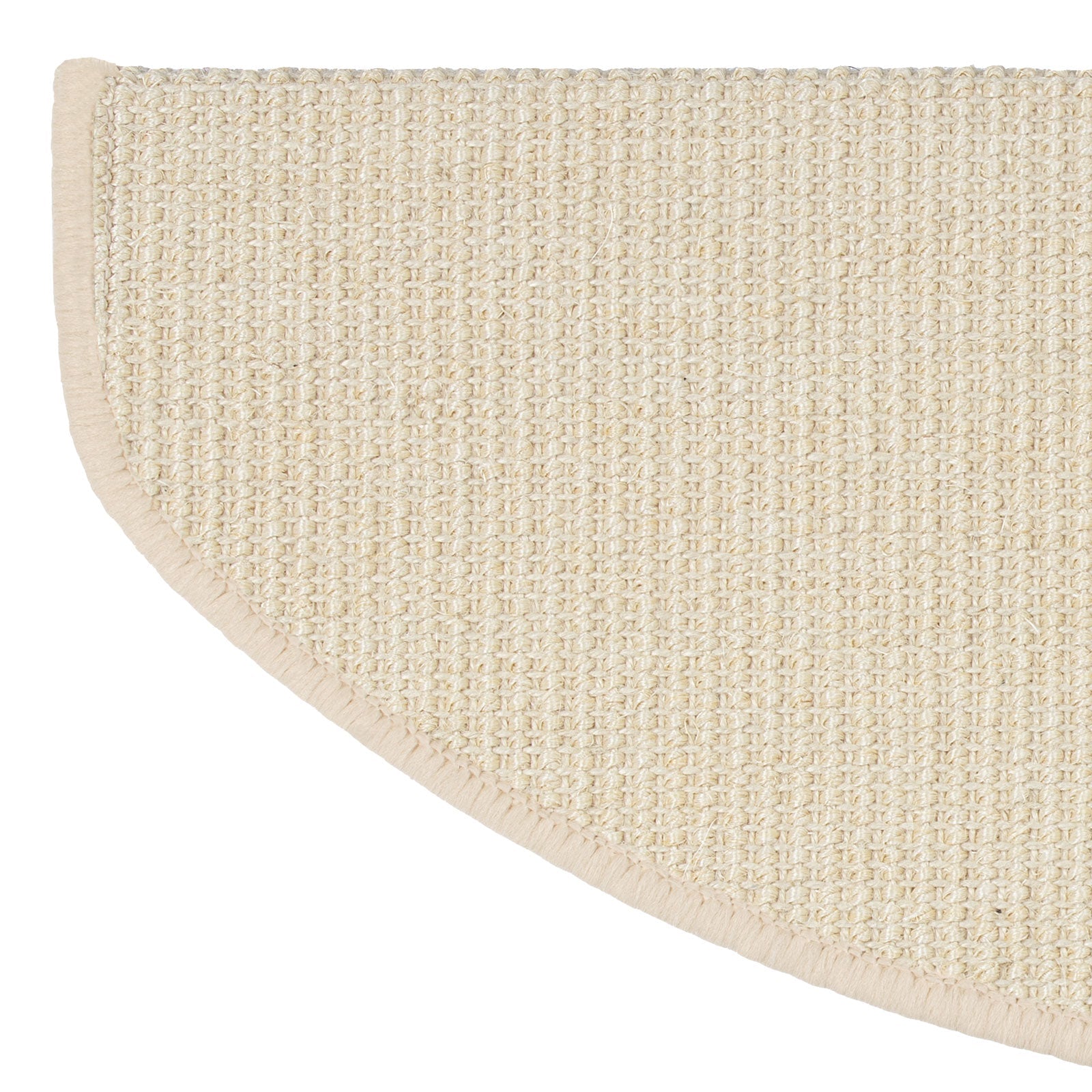 Sisal Stair Tread Mat | Pure Nature | Linked | Semi-circular | Self-Ad ...