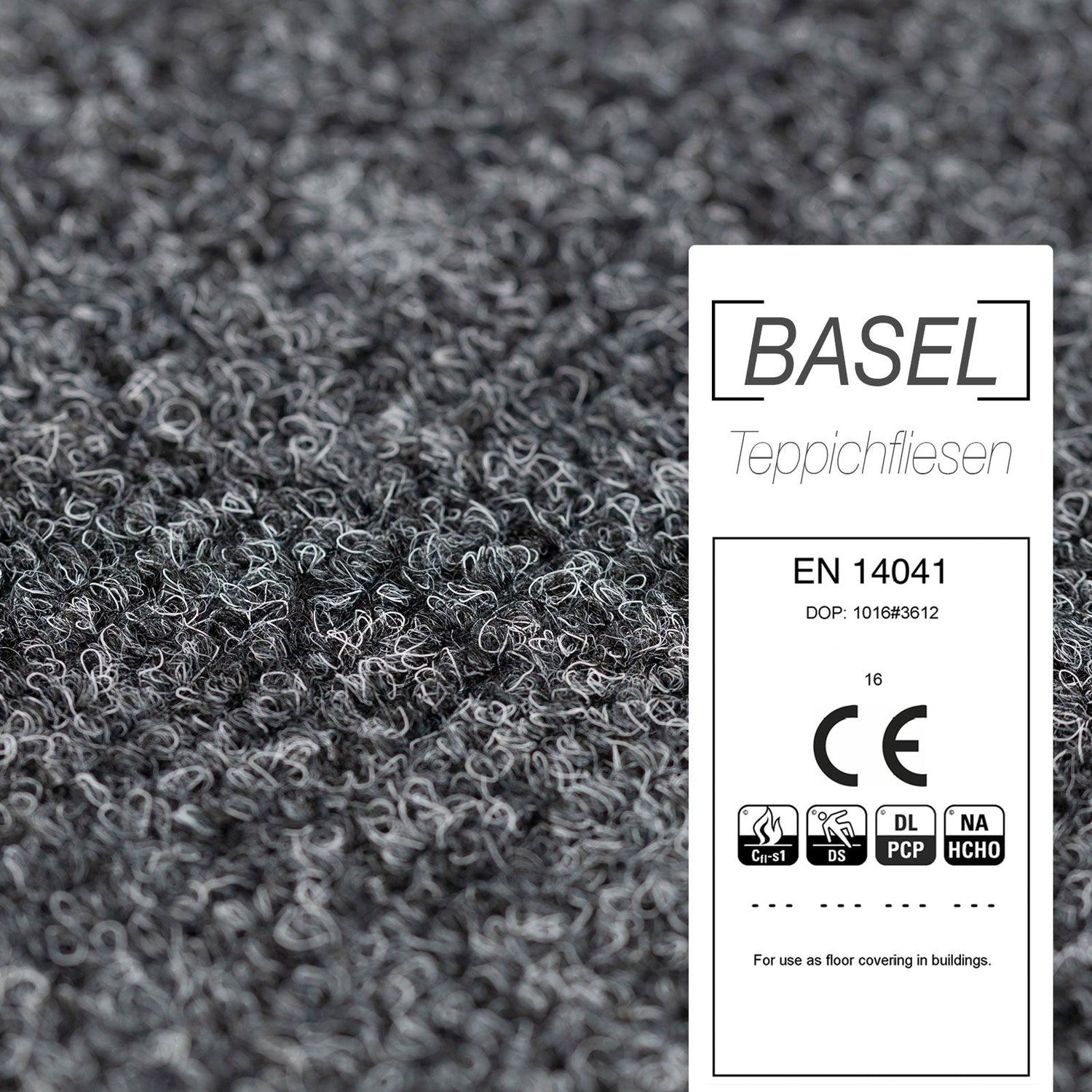 Carpet Tiles Basel | Easy Install | 50 x 50 cm