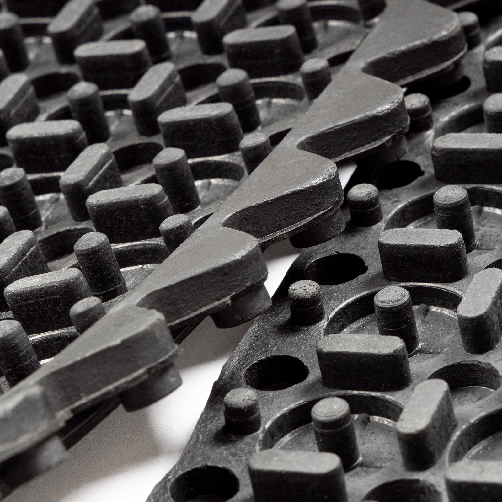 Interlocking Rubber Mat Tile | Plug-in System | Size: 92x92 cm | Smoot ...