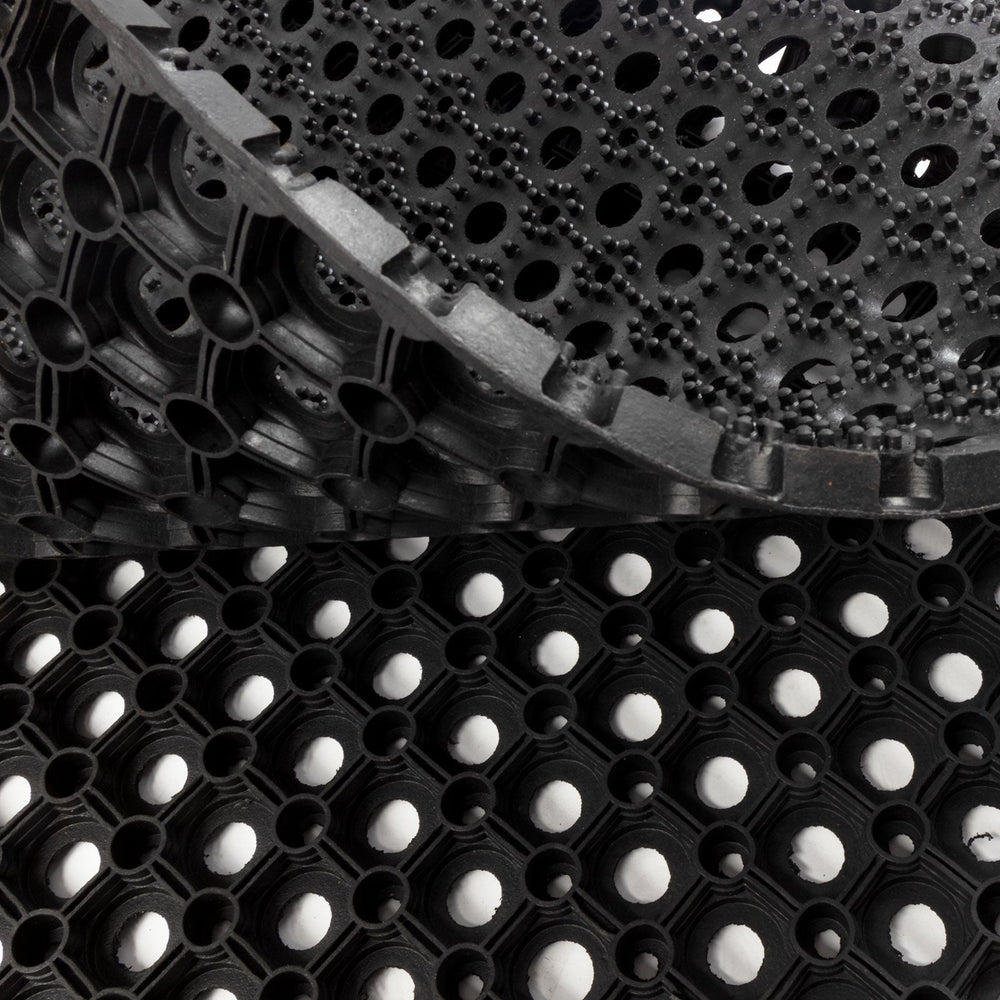 Heavy Duty Rubber Ring Mat | Honeycomb Matting | Thickness: 16 or 23 m