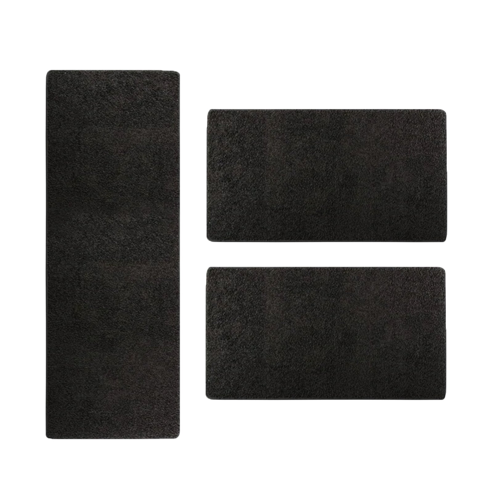 Shaggy Rug Bed Surround Carpet | | Sphinx | 3-Piece Mat Set | Ideal fo ...