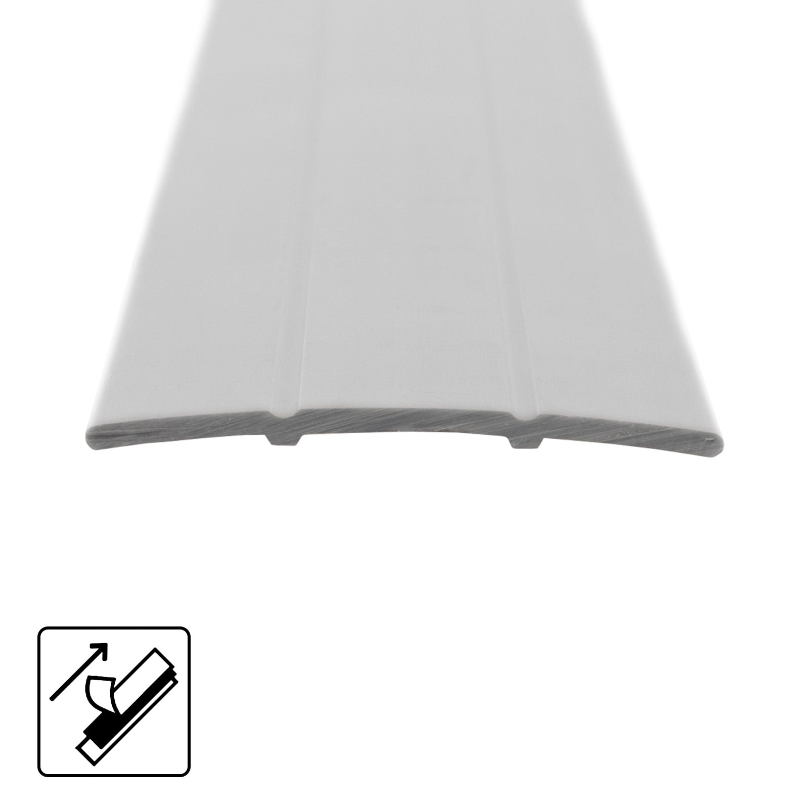 Aluminium Transition Profile | 38 mm | Pre-drilled or Self-adhesive ...