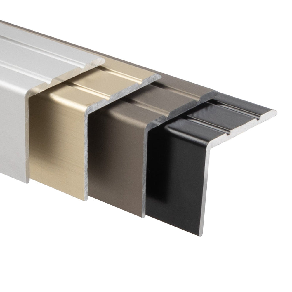 Stair Edge Profiles | For Stair Treads & Landings | Aluminium | 24.5 x