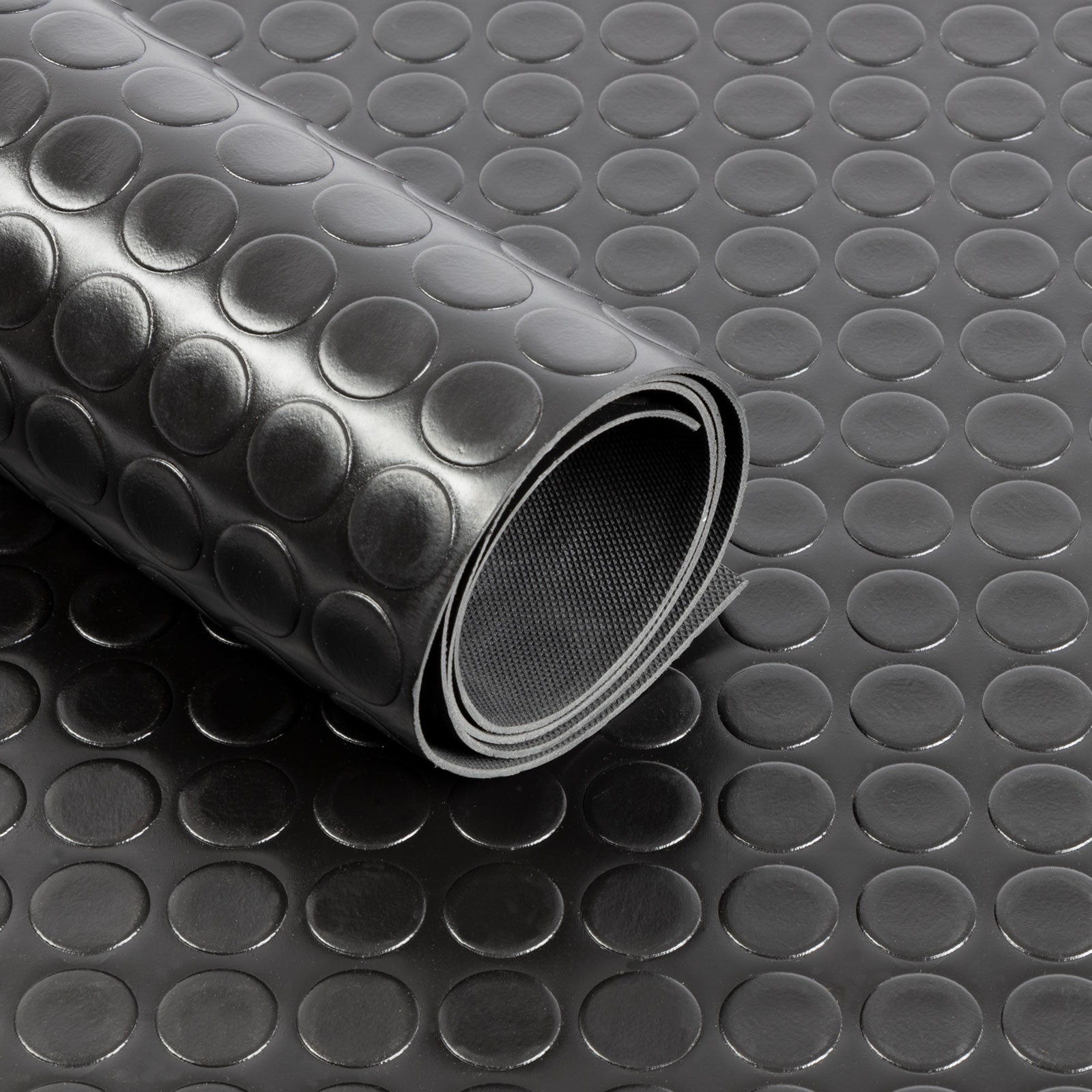 PVC Vinyl Flooring | Circular Studded | Various Colours | Thickness: 2 ...