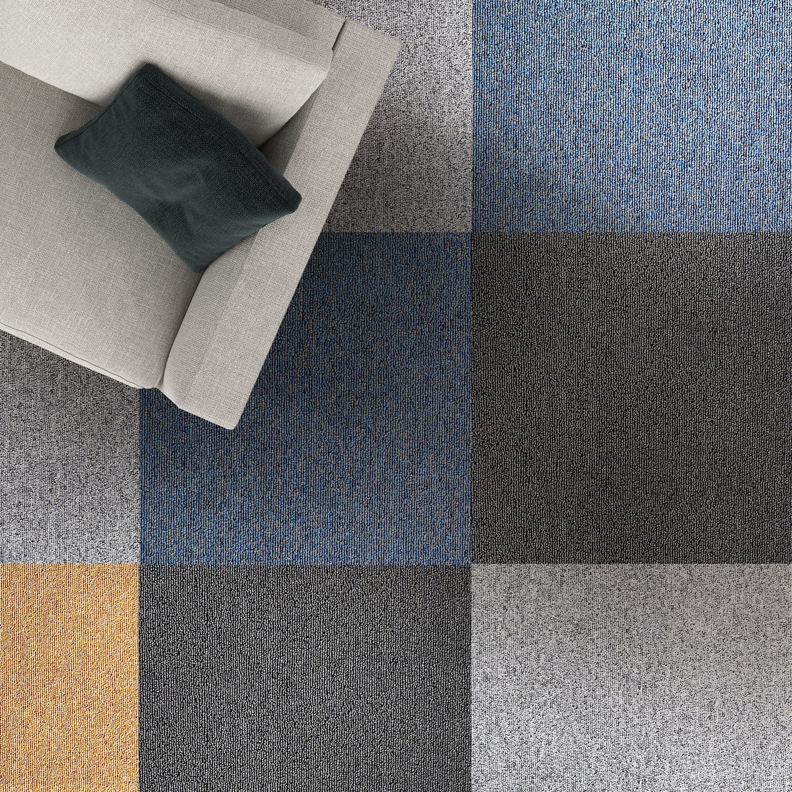 Carpet Tiles Moscow | Easy Install | 50 x 50 cm