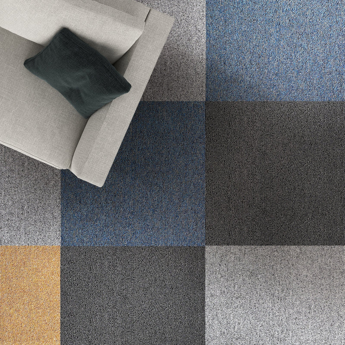 Textured carpet tiles store