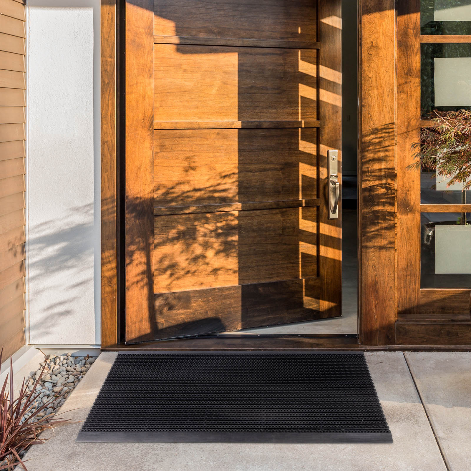 Rubber Doormat | Weatherproof | With Bevelled Edge | Height: 20 mm ...