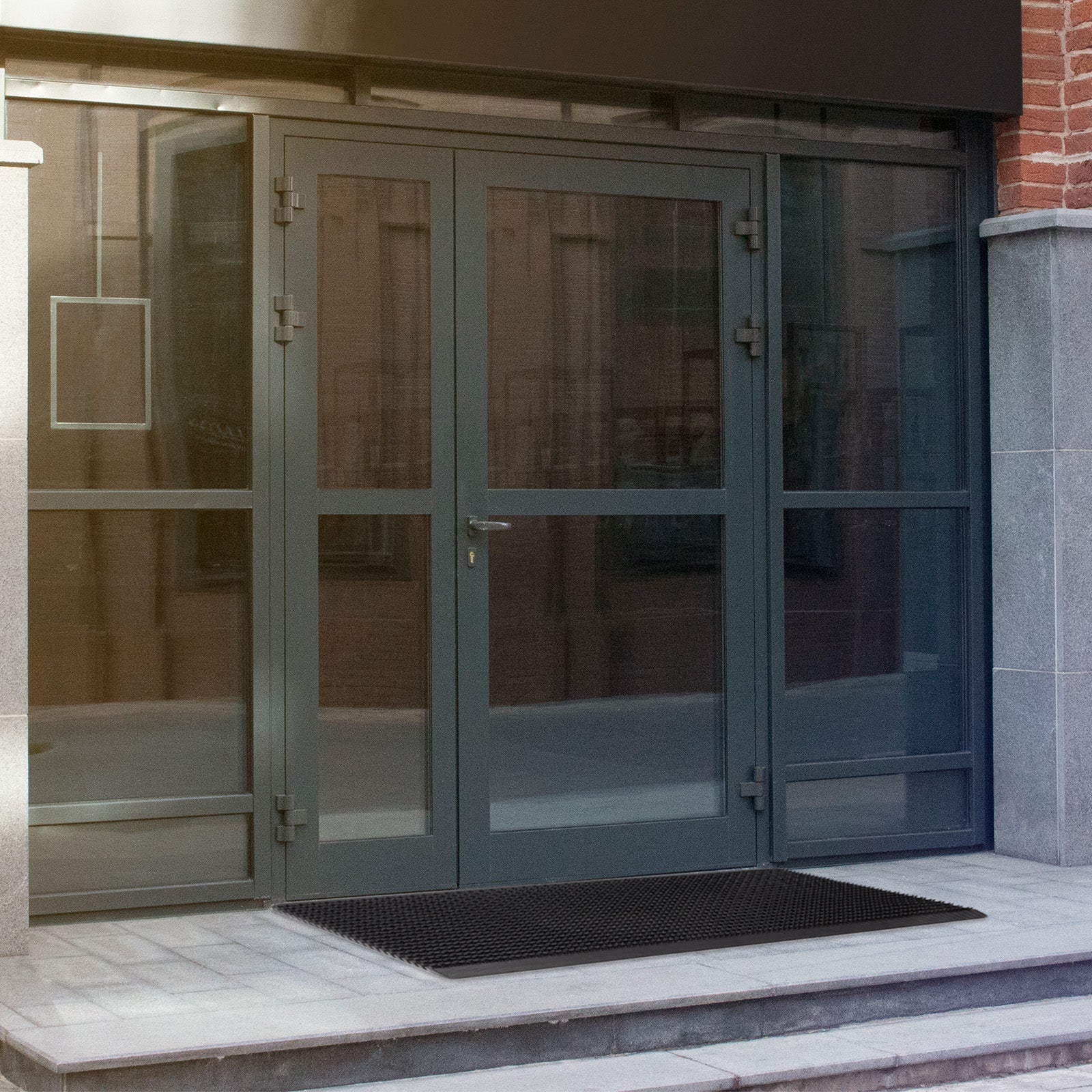 Rubber Doormat | Weatherproof | With Bevelled Edge | Height: 20 mm ...