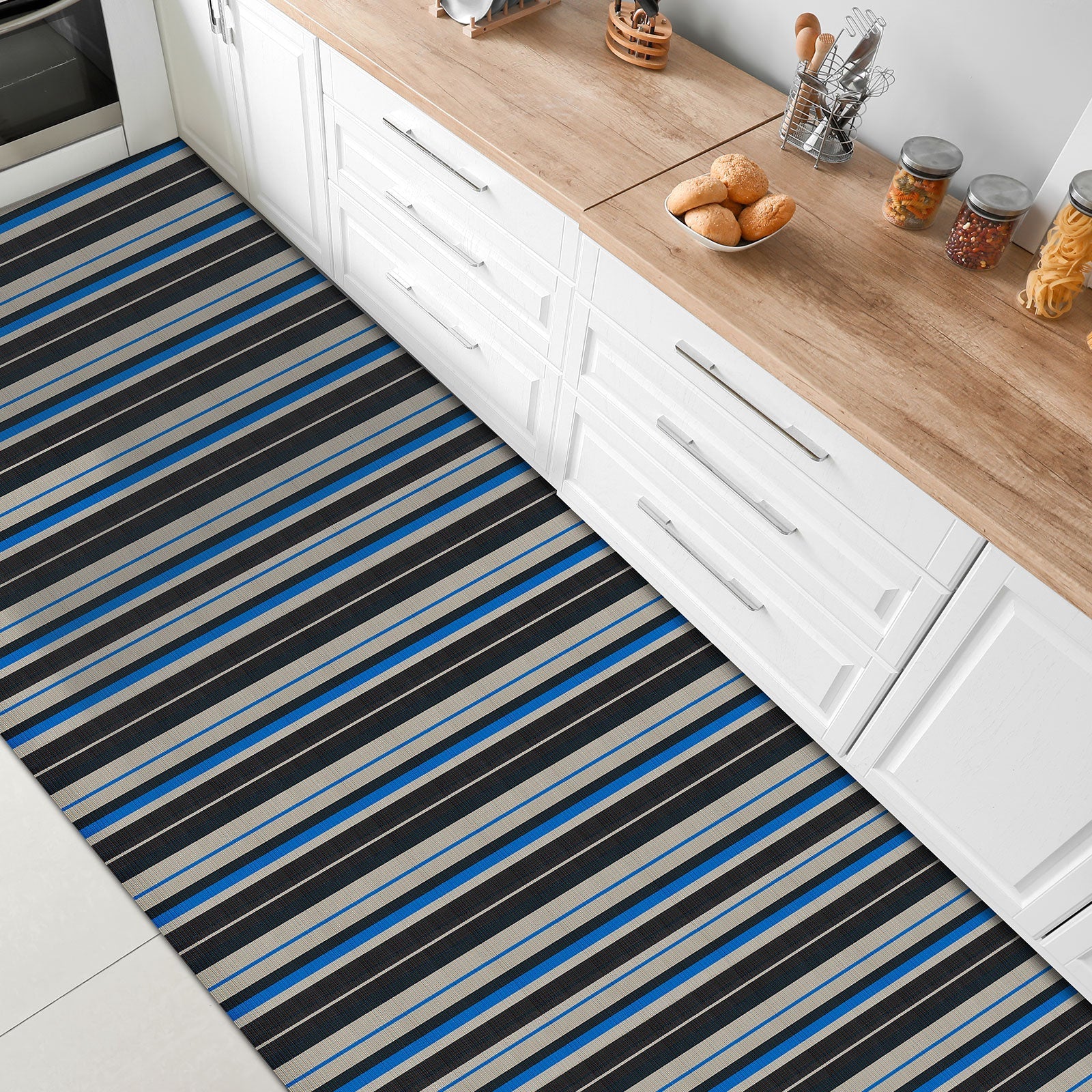 Kitchen Carpet Ravenna | Vinyl Hallway Runner | Non-slip | Easy Care
