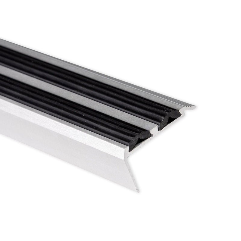Stair Nosing Profile | Power Grip | Double Rubber Insert