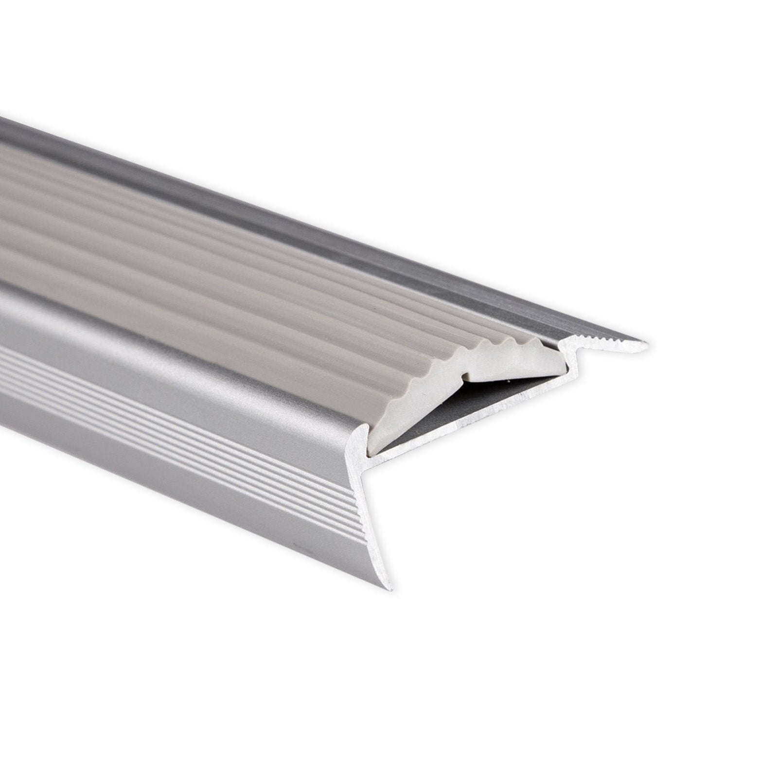 Stair Nosing Profile | Power Grip | Rubber Inlay — Floordirekt UK