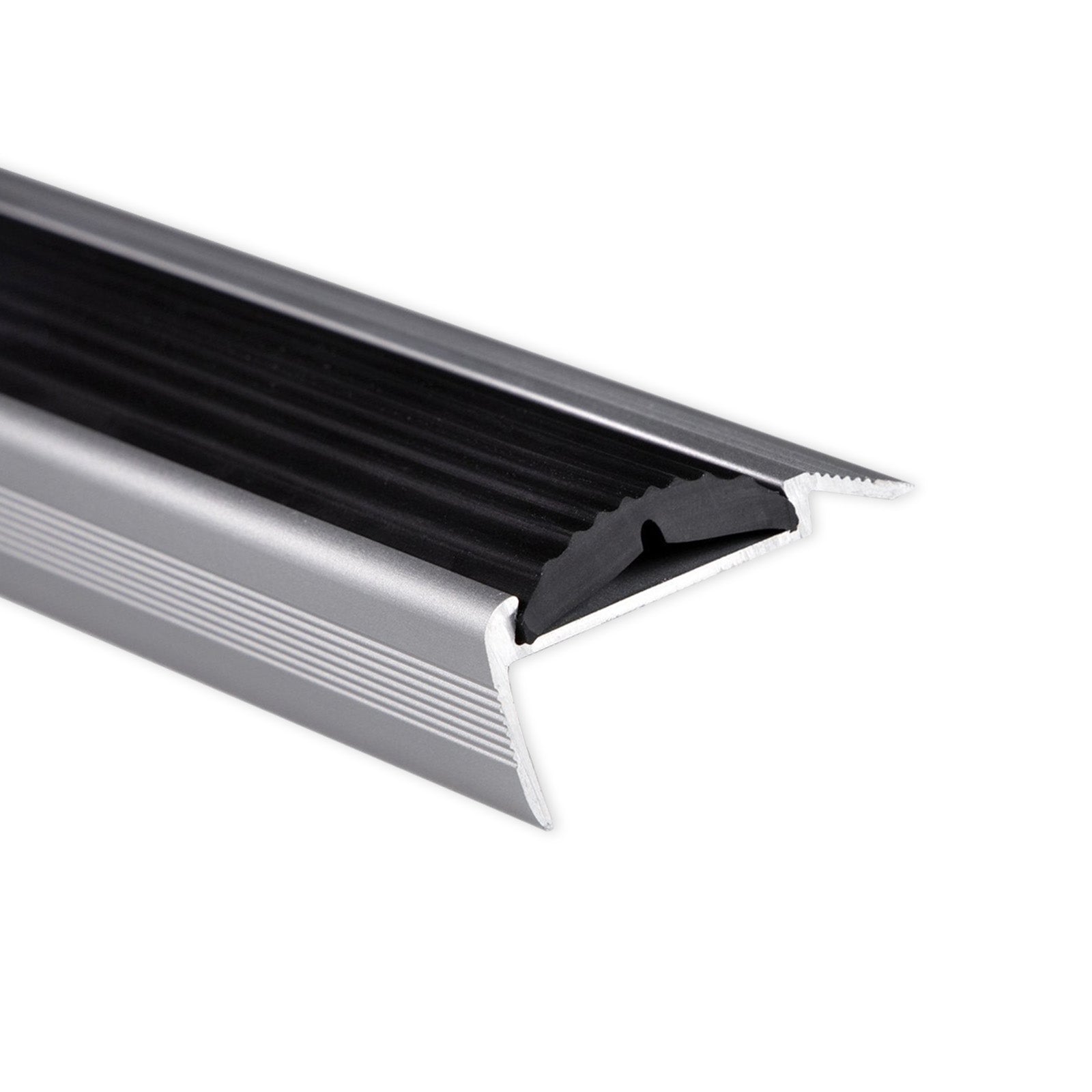 Stair Nosing Profile | Power Grip | Rubber Inlay — Floordirekt UK