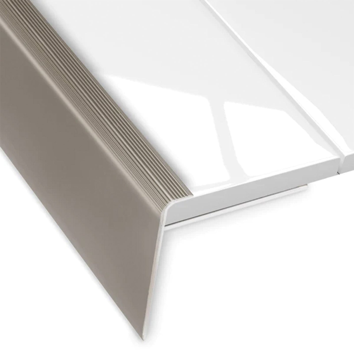 Non slip Stair Profile | Step Edge Cover | Safety | F-Shape | 3 Length