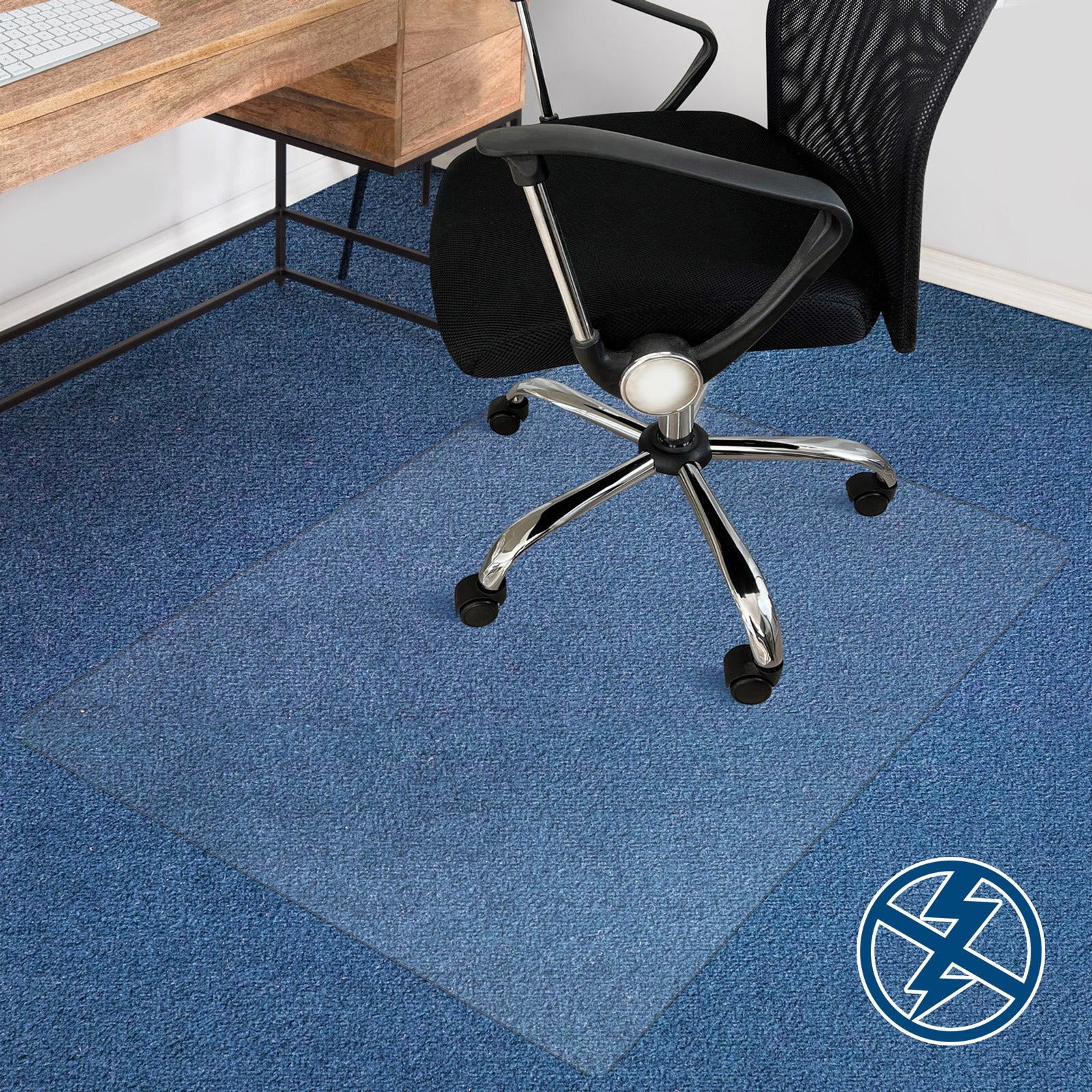 Chair Mat for Carpet Floors | Performa | Antistatic