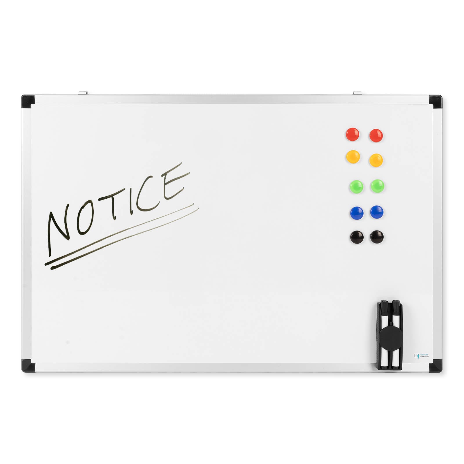 Whiteboard Set | Scratch Resistant | Aluminium Frame| Incl. accessorie ...
