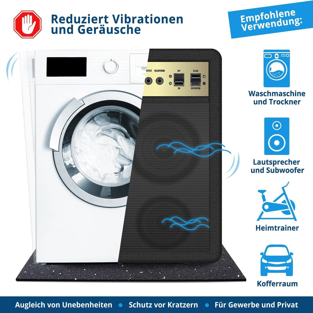Anti-vibration Mat | Suitable for Washing Machines | Soundproof Mat