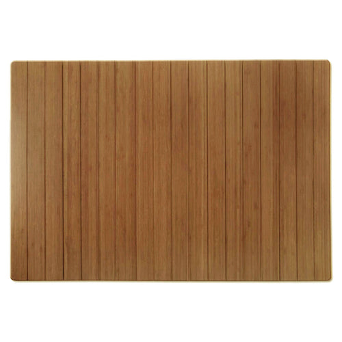Bamboo Office Chair Mat | for Hard Floors and Carpet