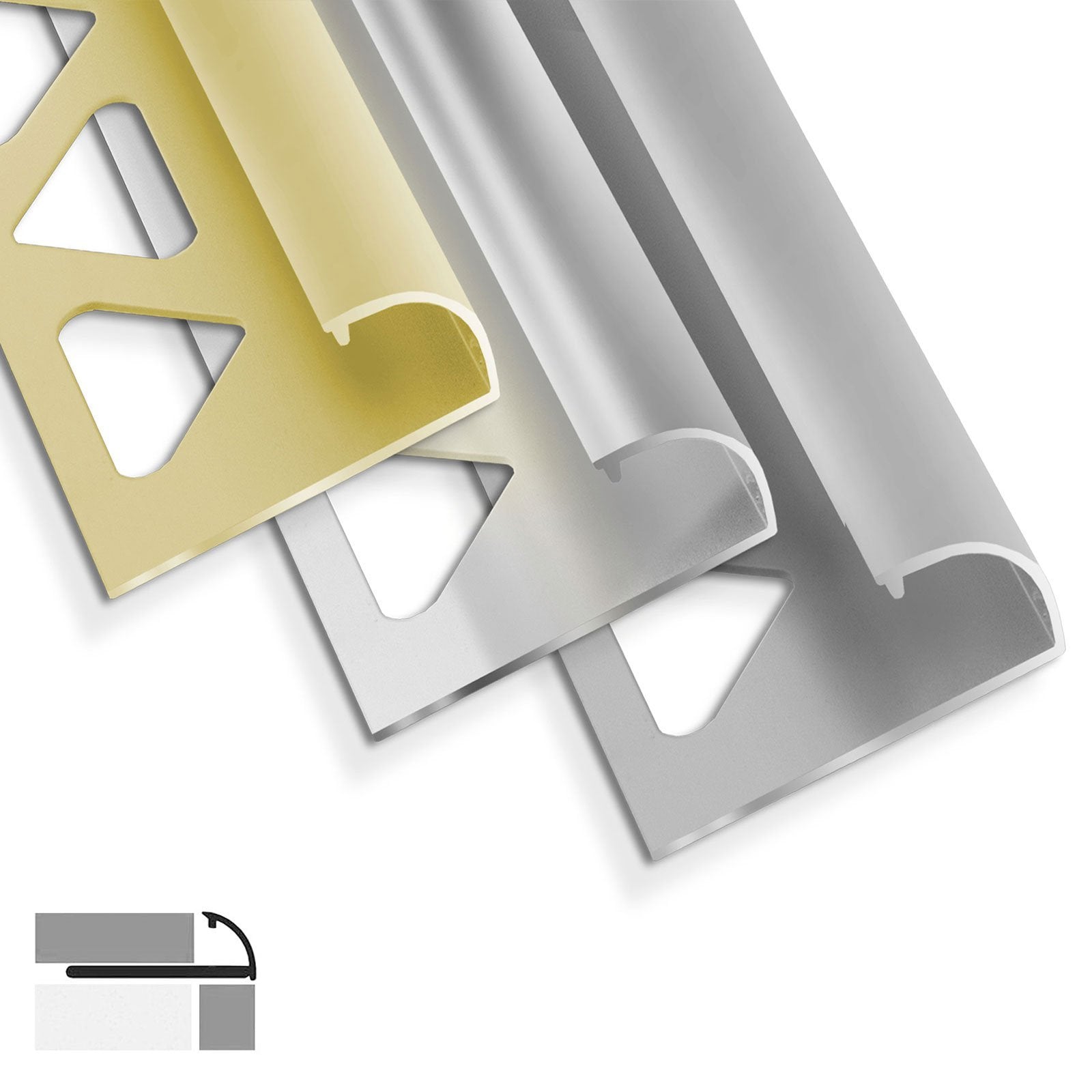 Tile Edging Profile | C-shape Tile Profile | Tile Rail To Protect Tile
