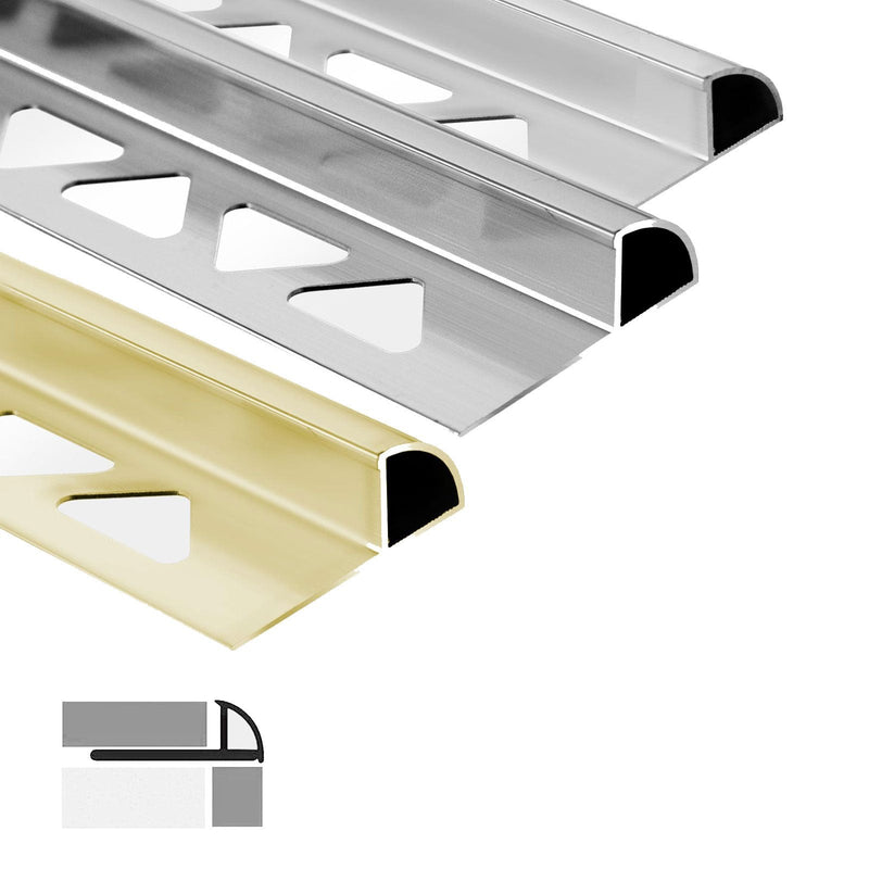 Tile Edging Profile | D-shape Tile Profile | Tile Rail To Protect Tile