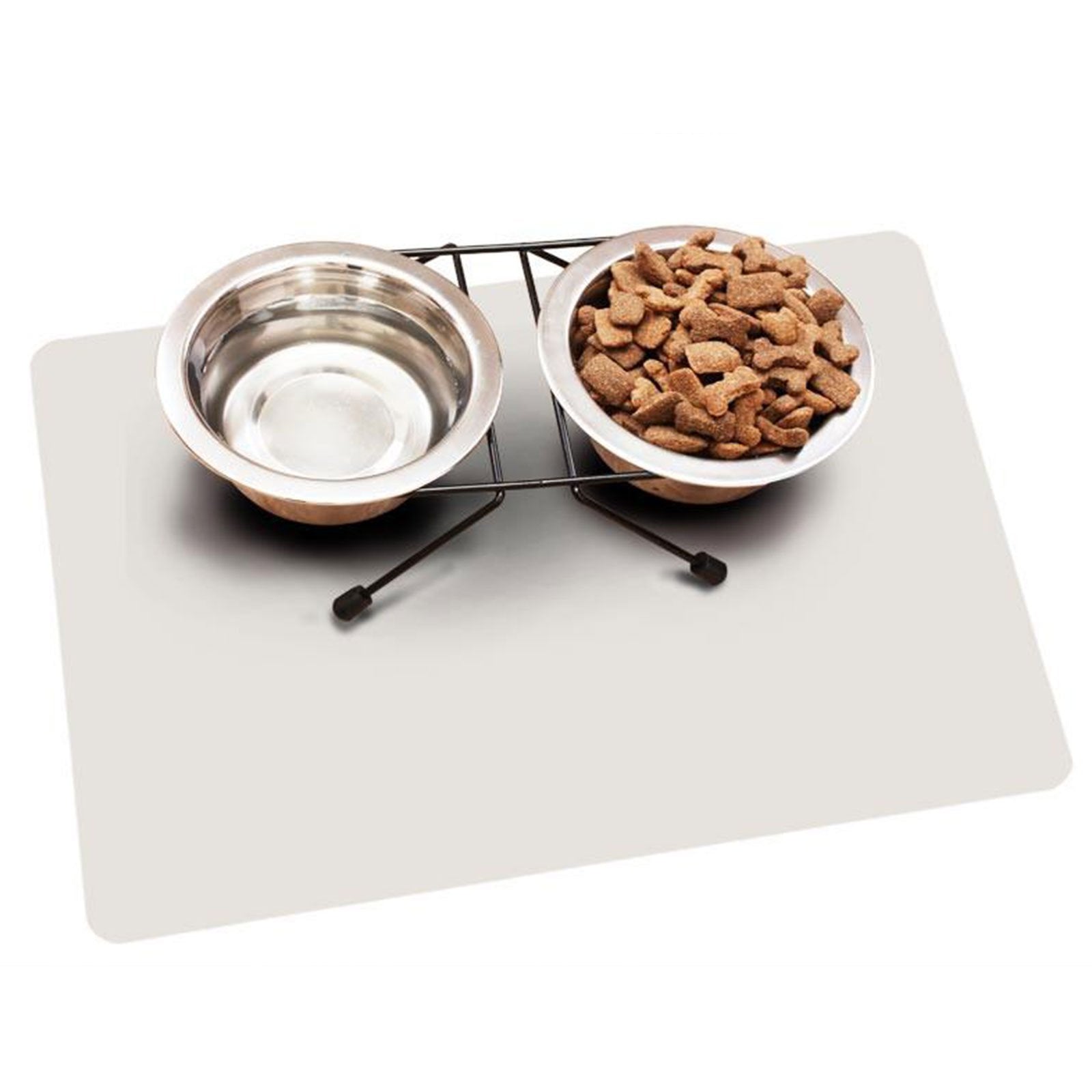 Vinyl Feeding Mat for Feeding Bowls & Cages | Transparent