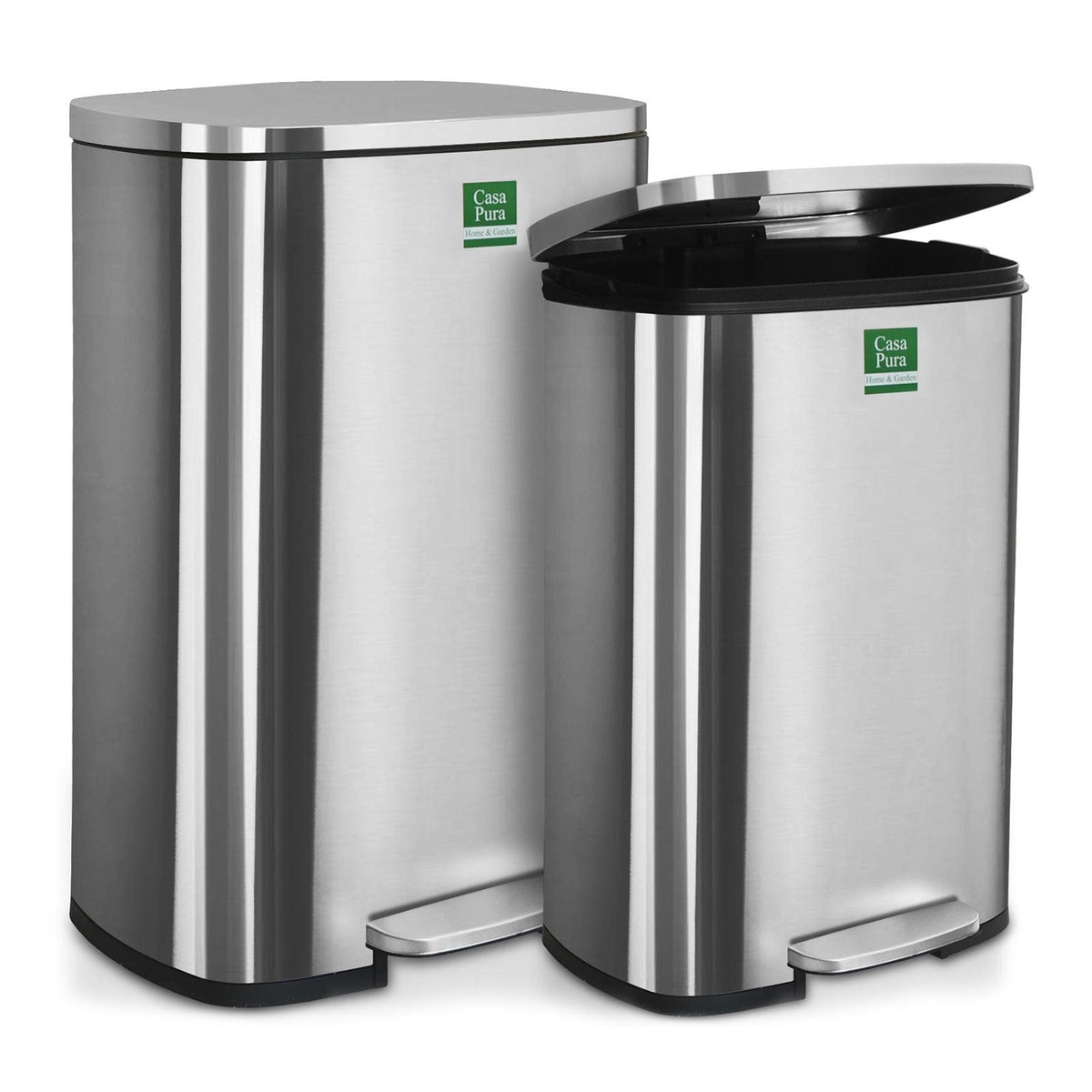 Waste Bin | Dustin | Stainless Steel | With Automatic Closure | 30 - 5 ...
