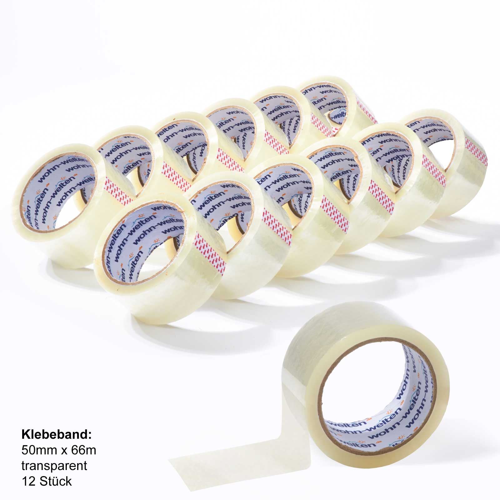 Adhesive Packing Tape | Made Of PP With Acrylic Adhesive | 12 pieces ...