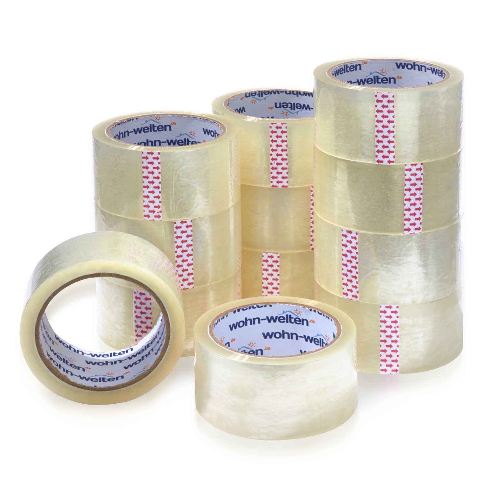 Adhesive Packing Tape | Made Of PP With Acrylic Adhesive | 12 pieces