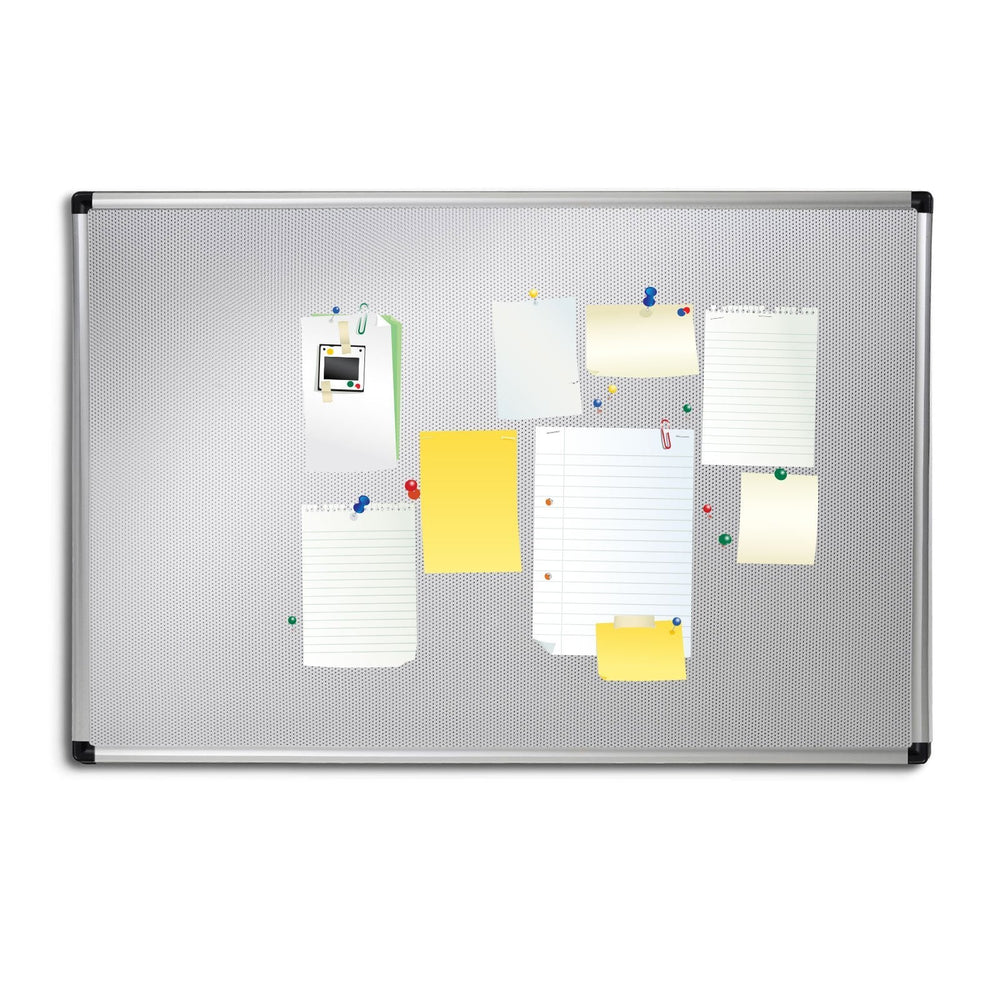 Pin'n'mag Board | Silver | Magnetic Pinboard | 60 x 45 cm