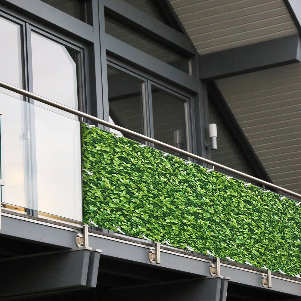 PVC Balcony Privacy Screen | 90 x 600 cm | Deco For Balcony Railing