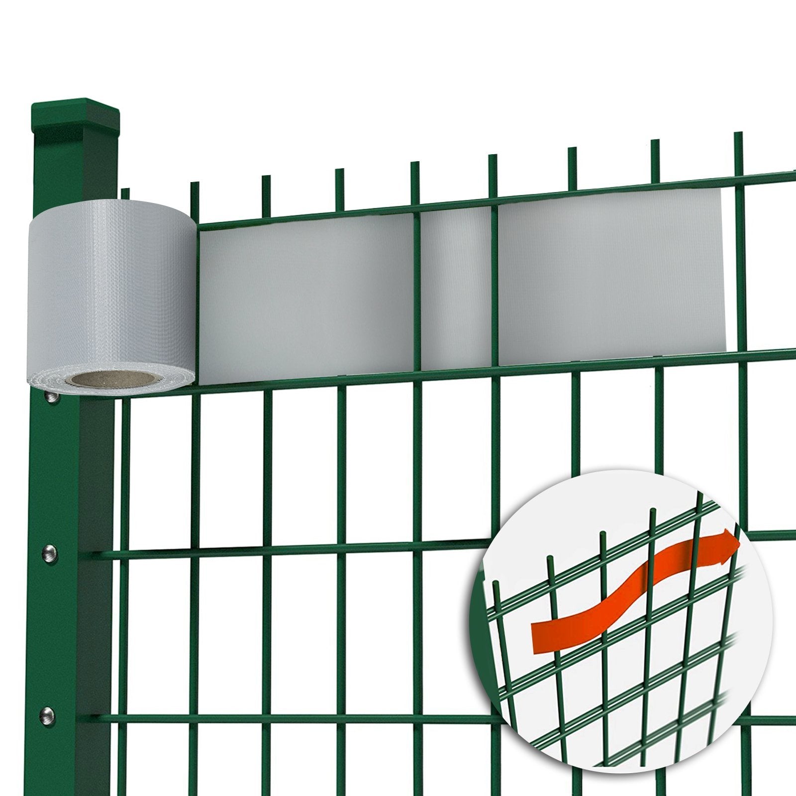PVC Privacy Strips | For Mesh Fences | Privacy Screen Rolls in Various ...