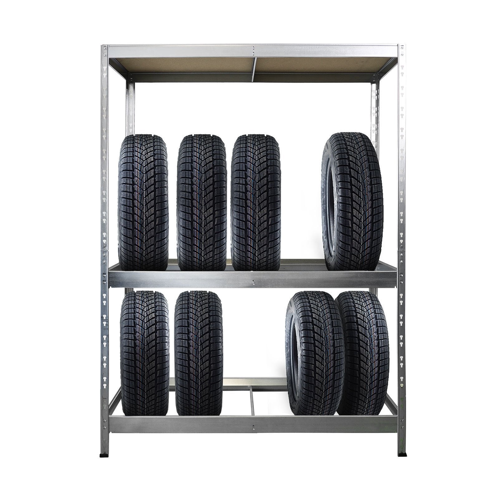 Tyre Rack | Heavy-duty Cellar Rack | 180 x 130 x 50 cm — Floordirekt UK