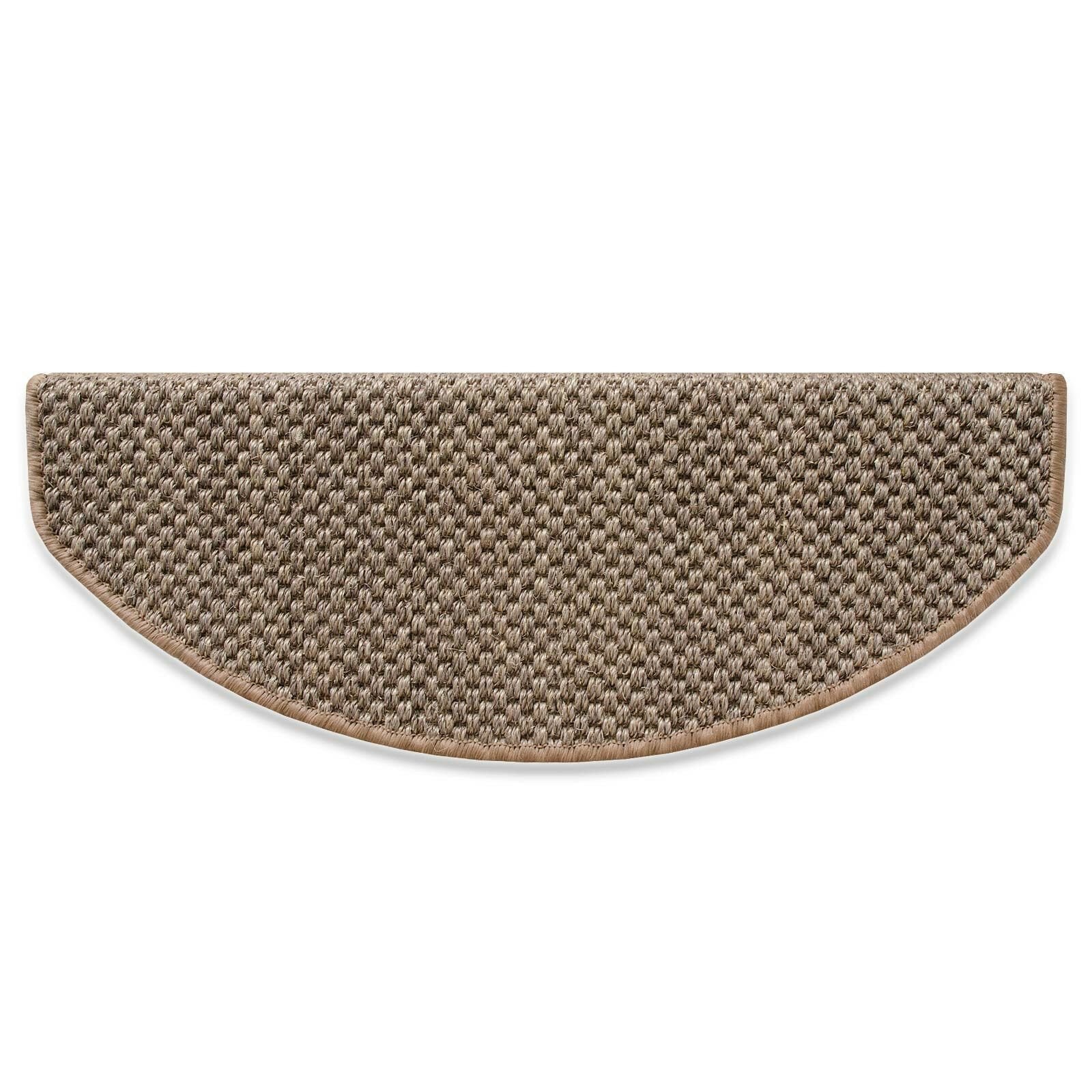 Sisal Stair Tread Mat | Tiger-Eye | Half Round or Rectangular | Modern ...