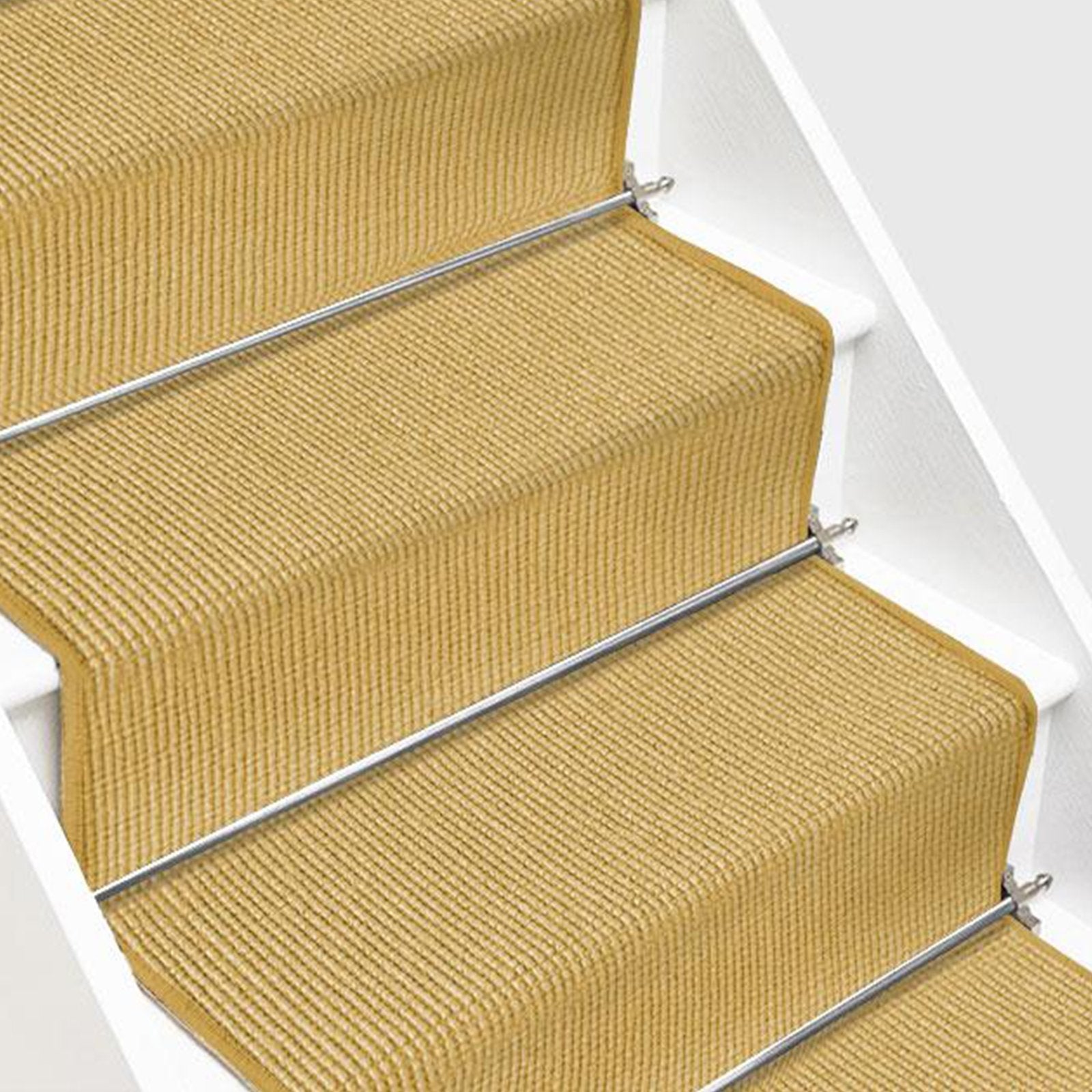 Sisal Stair Carpet Mat | Customised Size | Sylt | Stair Protector for