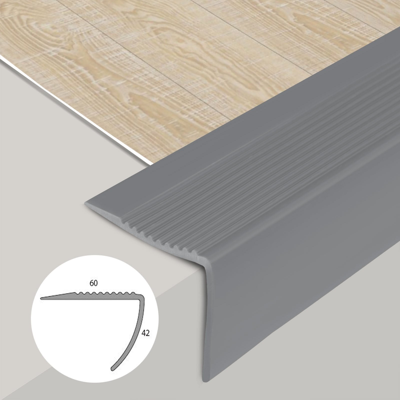 Non slip Stair Profile | Step Edge Cover | Seattle | Various Lengths ...
